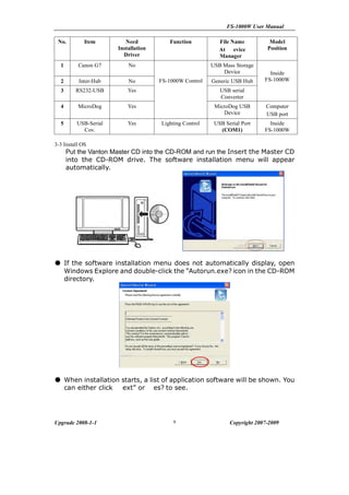Facial Scan System Manual | PDF | Operating Systems | Computer Software and Applications