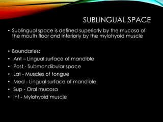 Fascial Space Inection - Part 1 | PPTX