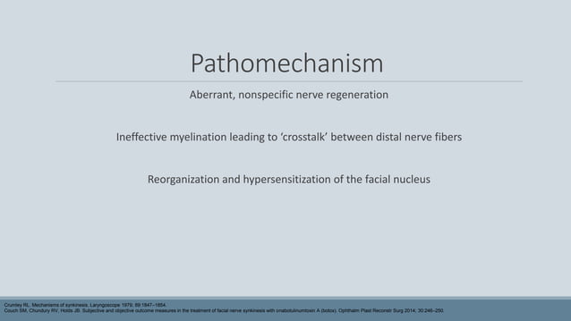 Facial Synkinesis | PPTX | Ear, Nose and Throat Conditions | Diseases ...