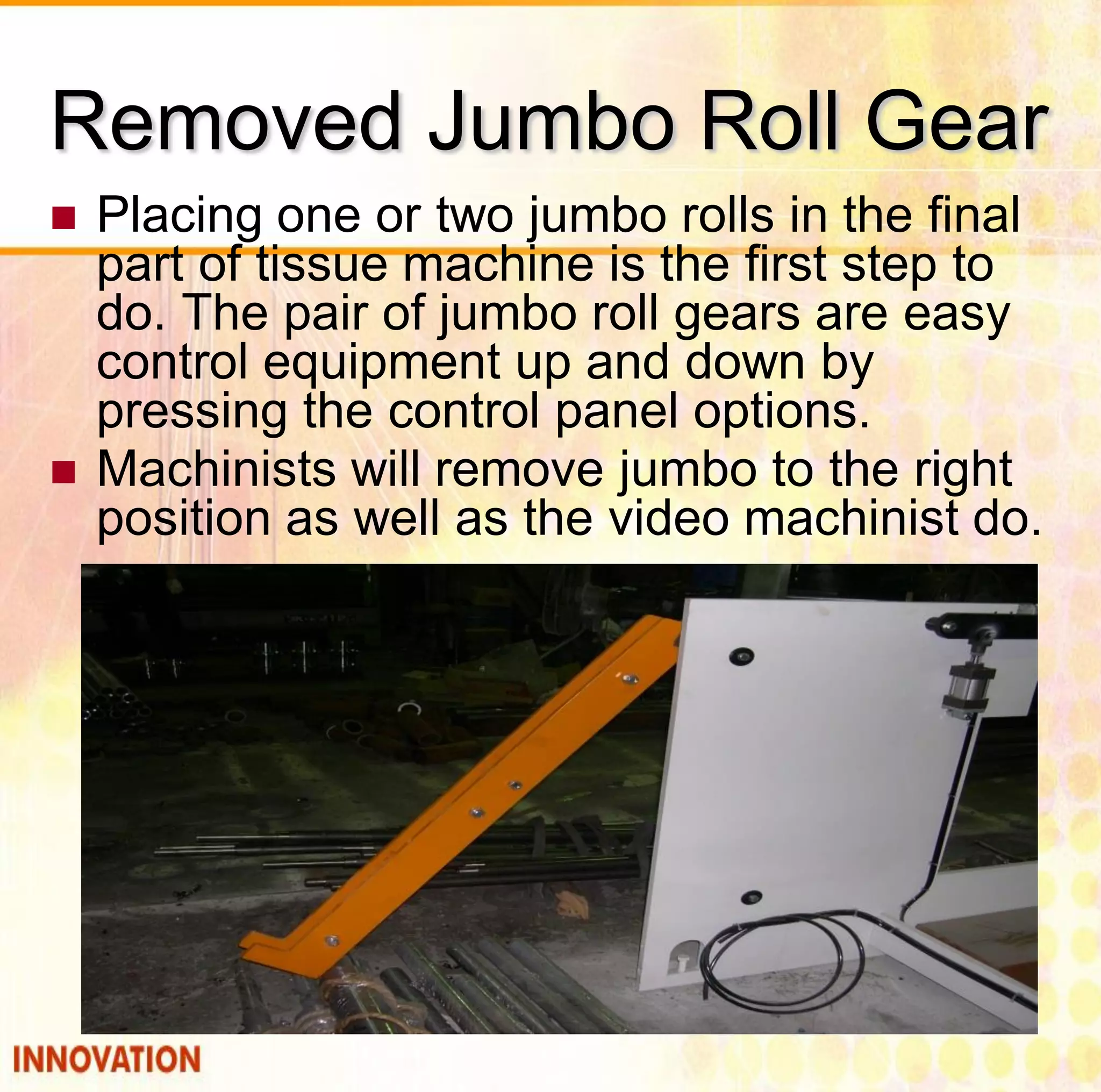 Facial tissue making machine | PPT