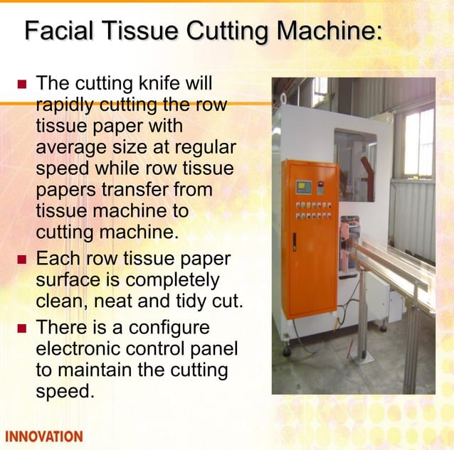 Facial tissue making machine | PPT