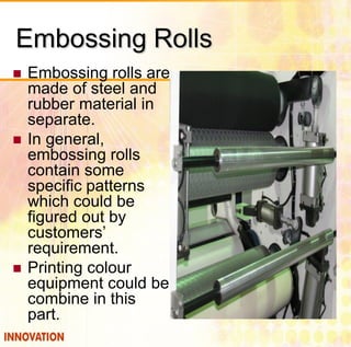 Facial tissue making machine | PPT