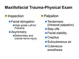 Facial Trauma | PPTX