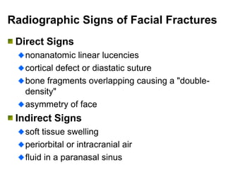Facial Trauma | PPTX