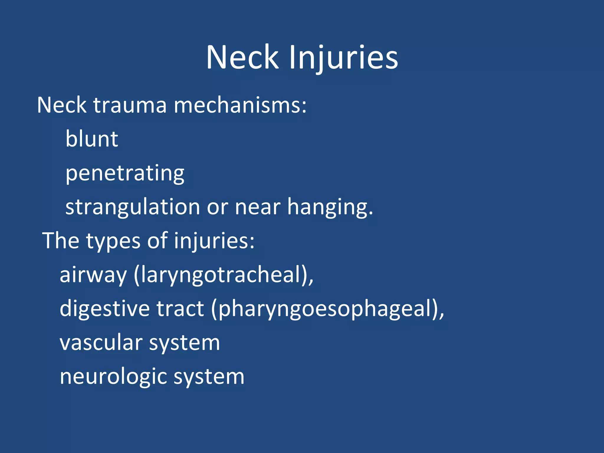 Facial trauma and neck trauma | PPT