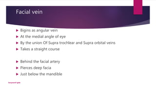 Facial vessels ppt (2) | PPTX