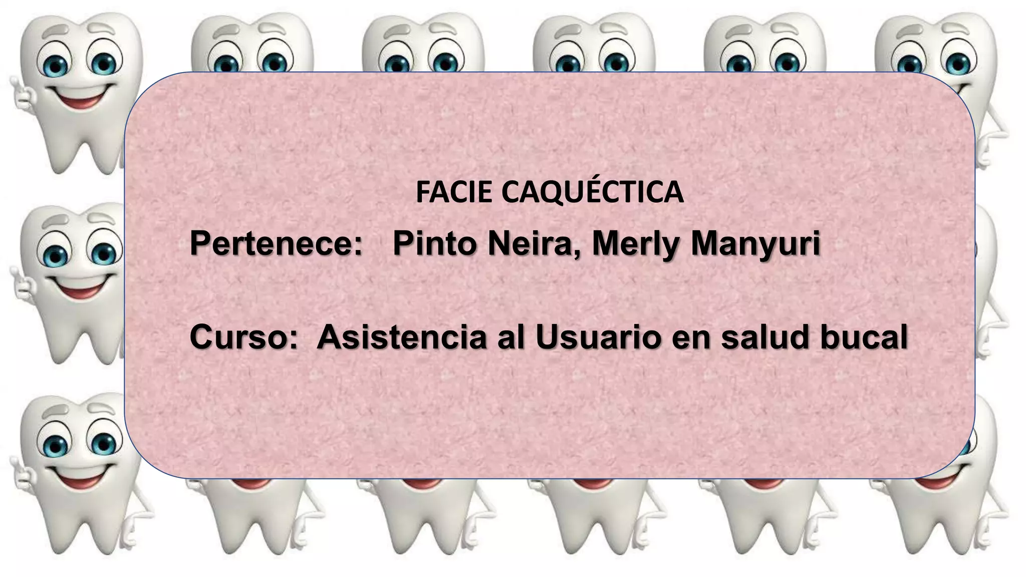 Facie caquexica | PPTX