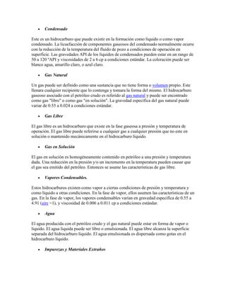 Facilidades de superficie | DOCX