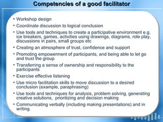 Big Facilitation Skills Presentation | PPT
