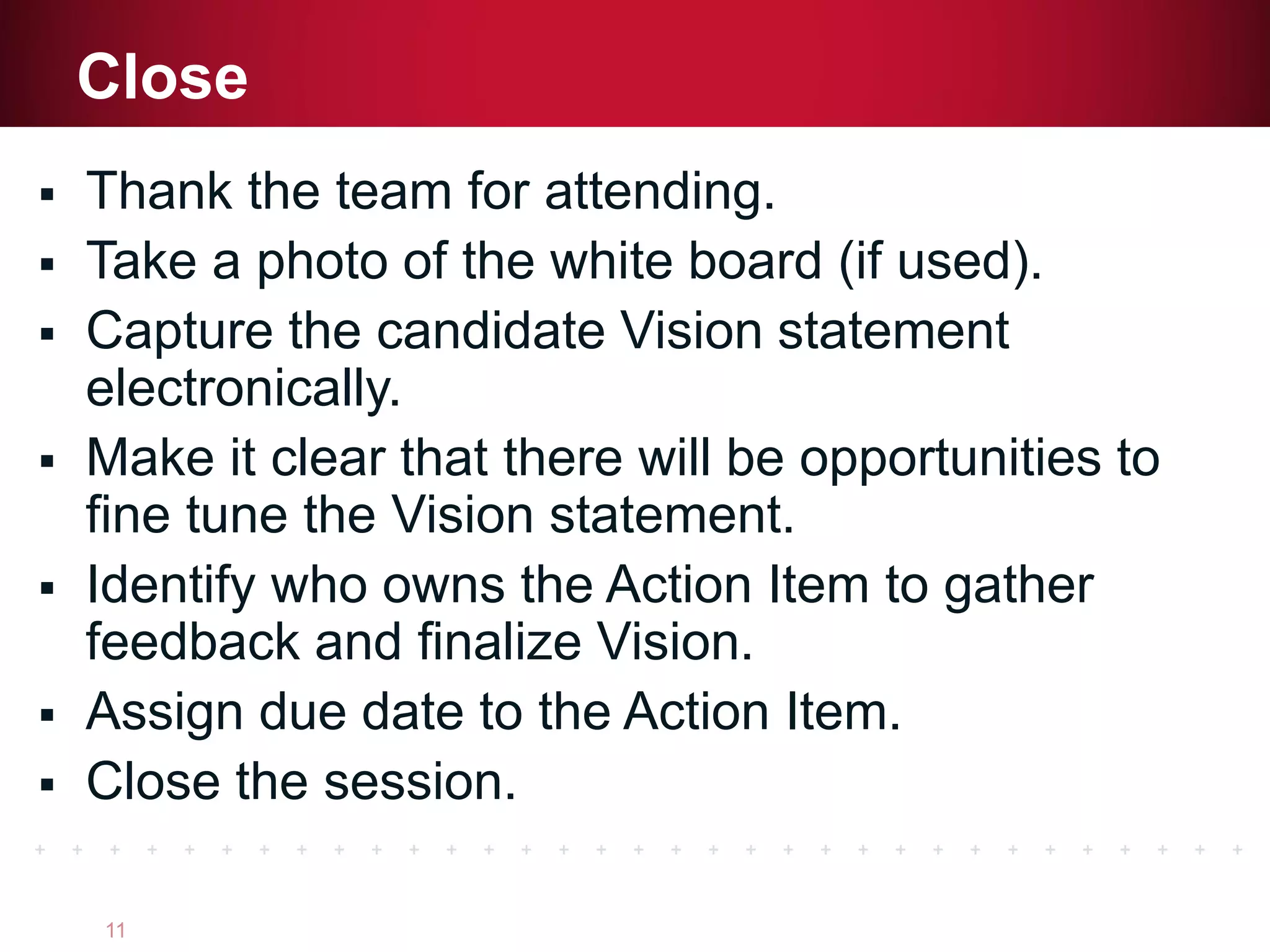 Facilitate a Visioning Session | PDF