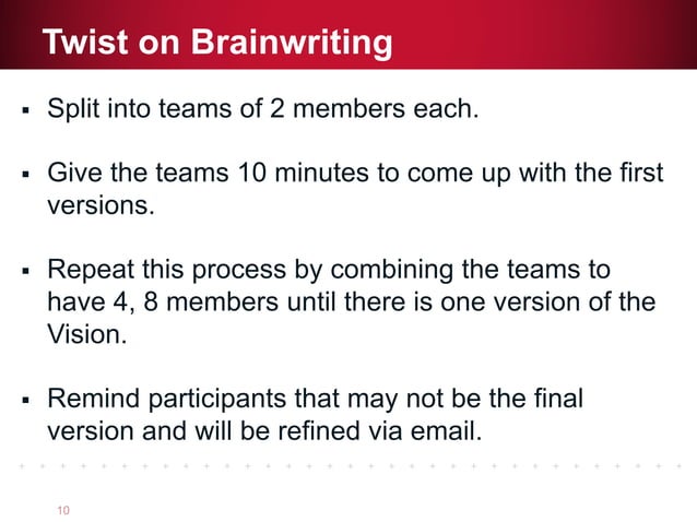 Facilitate a Visioning Session | PDF | Business | Business and Finance