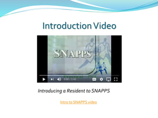 SNAPPS: An Innovative Method to Facilitate Clinical Case Presentations ...