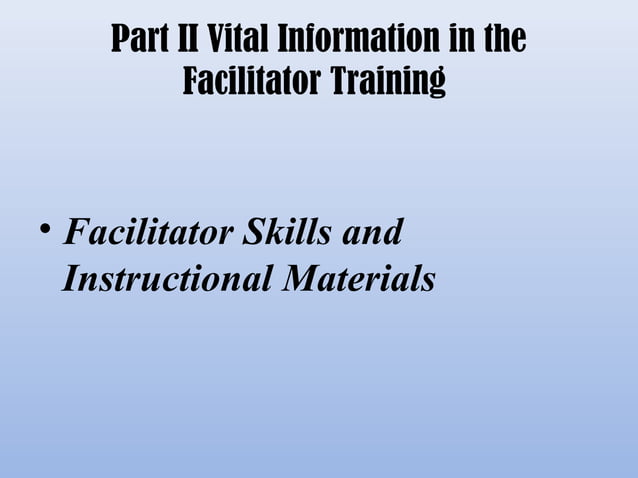 Facilitate in learning process | PPT