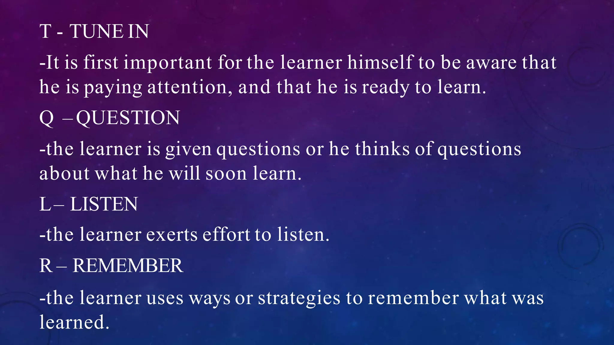 Facilitating learning-1 | PPTX