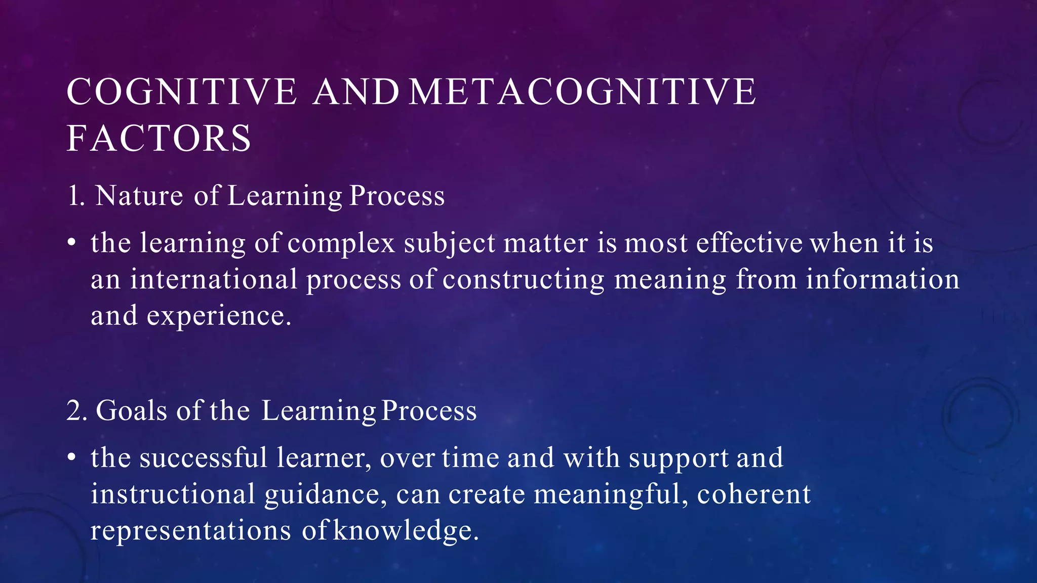 Facilitating learning-1 | PPTX