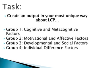 Facilitating learning-module 4 | PPT