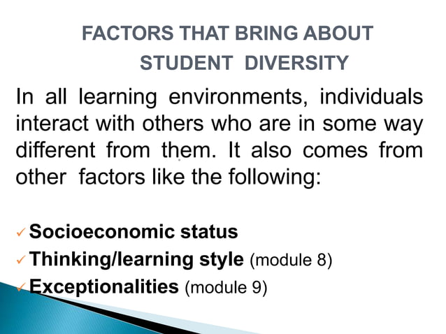 Facilitating learning-module 4 | PPT