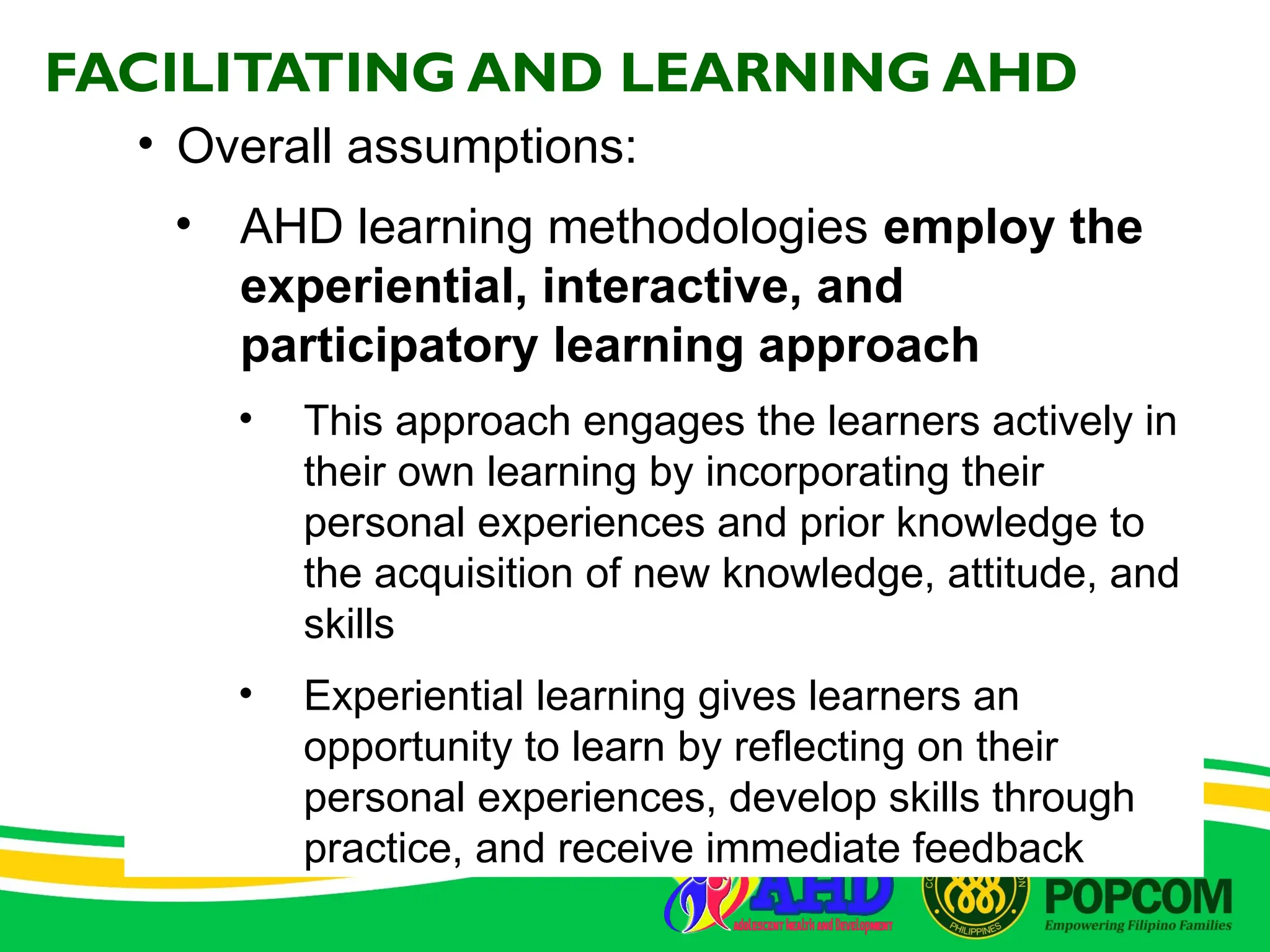 Facilitating-Learning Approach about Health.pptx