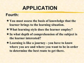 Facilitating the Adult Learner | PPT