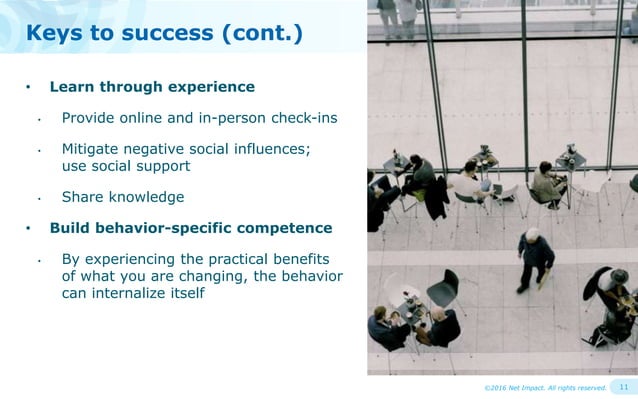 Facilitating behavioral change | PPT