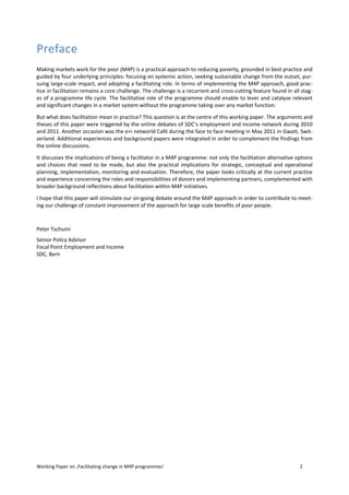 Facilitating Change in M4P Programs | PDF