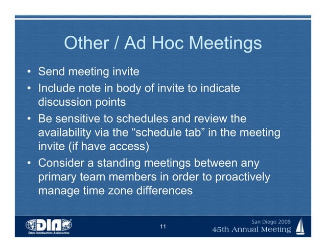 Facilitating Communications within a Global Project Team | PPT