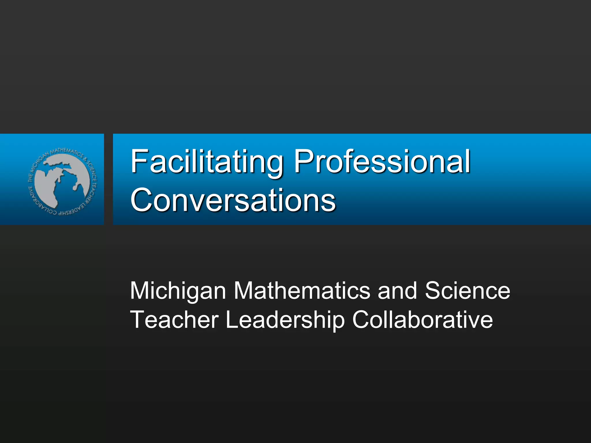 Facilitating group conversations | PPTX