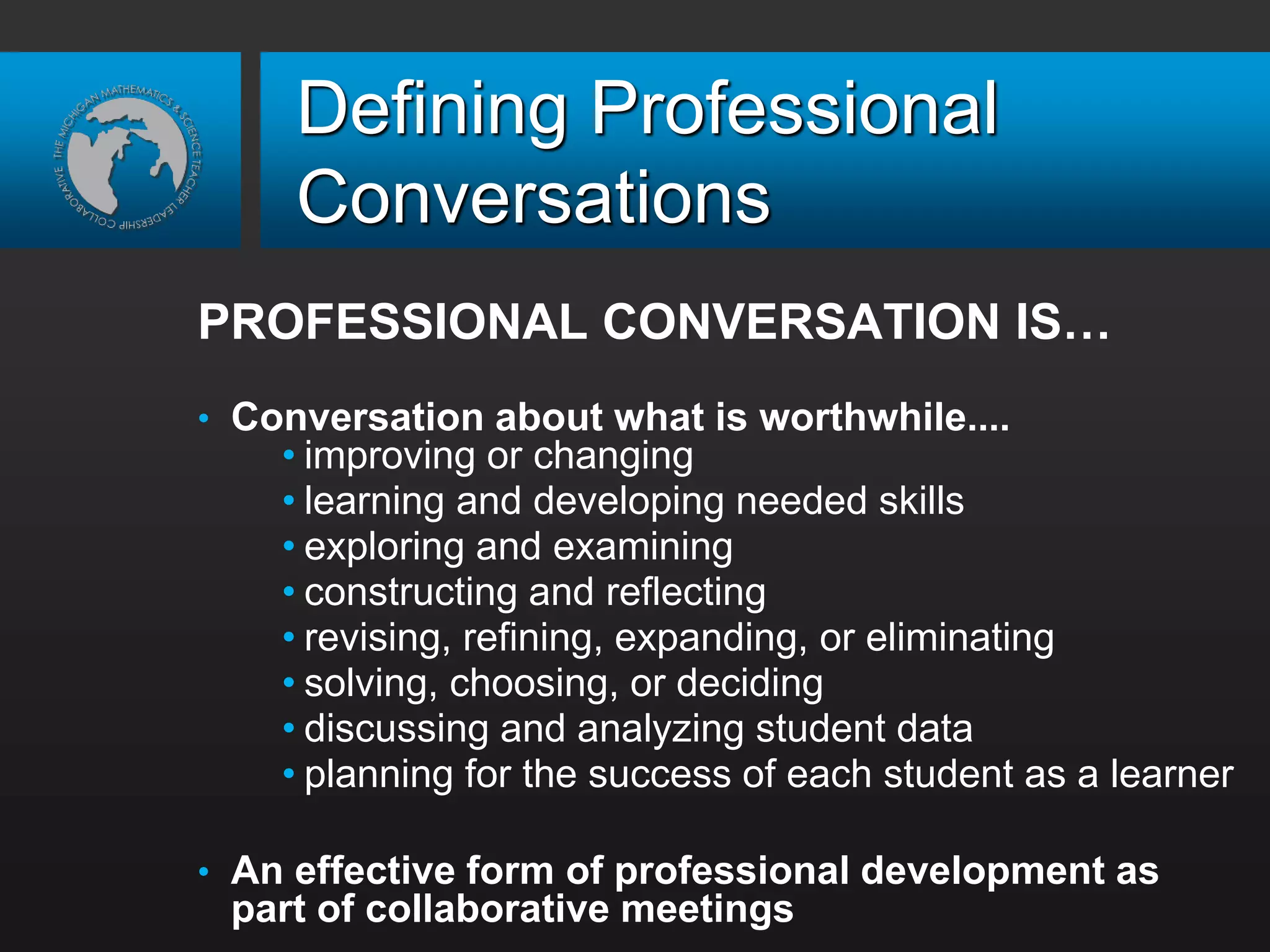 Facilitating group conversations | PPTX