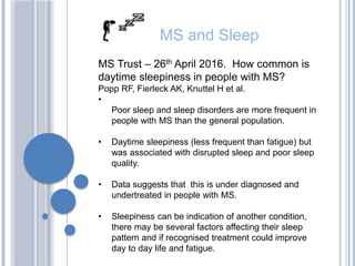 Facilitating improved sleep hygiene - Dr Bronwen Bonfield | PPT
