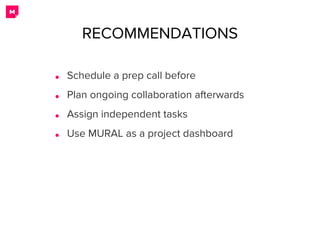 Facilitating Remote Sessions in MURAL | PDF