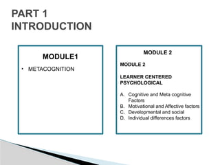 Facilitating learners centered teachings | PPTX