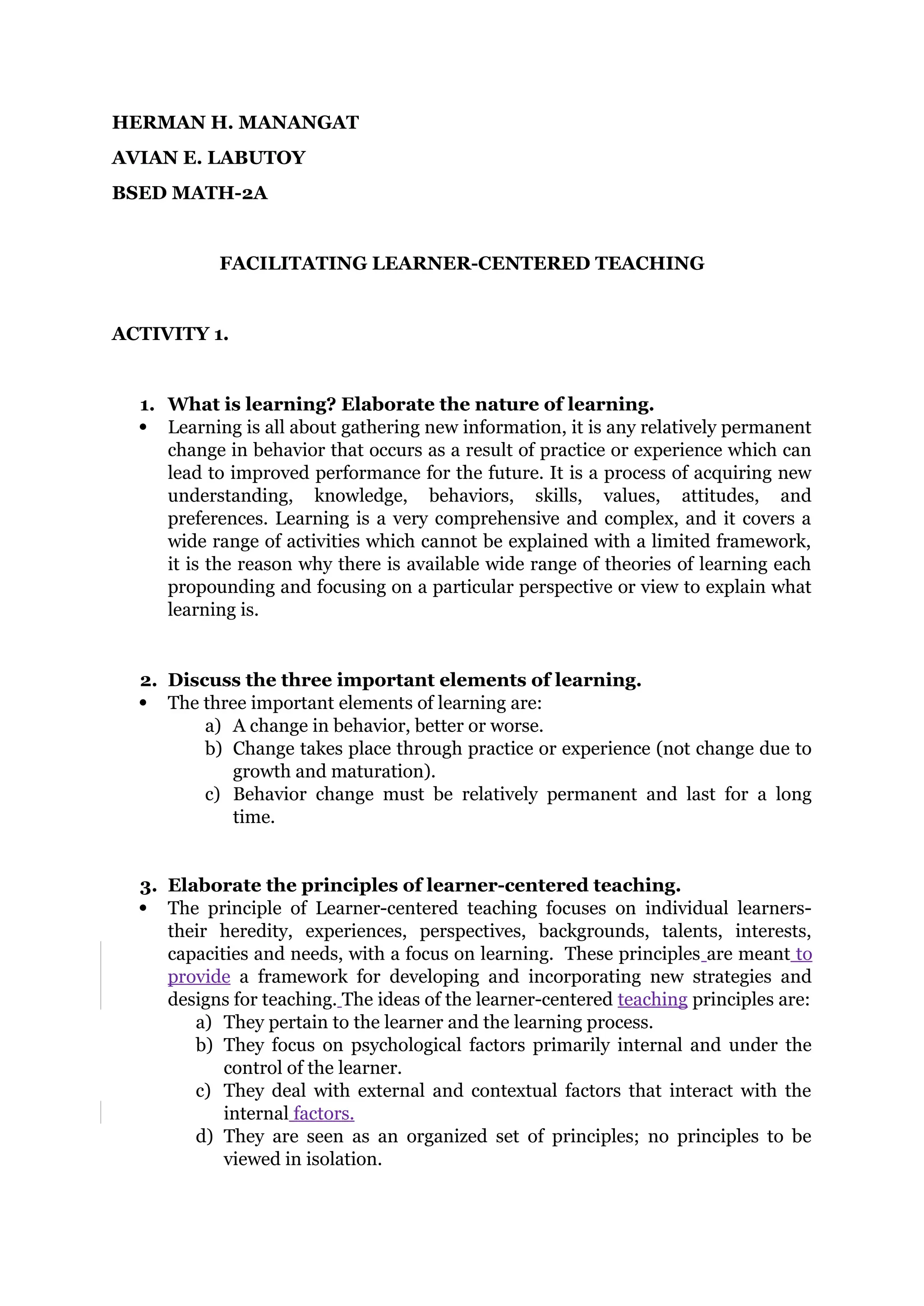 FACILITATING THE LEARNERS CENTERED.docx