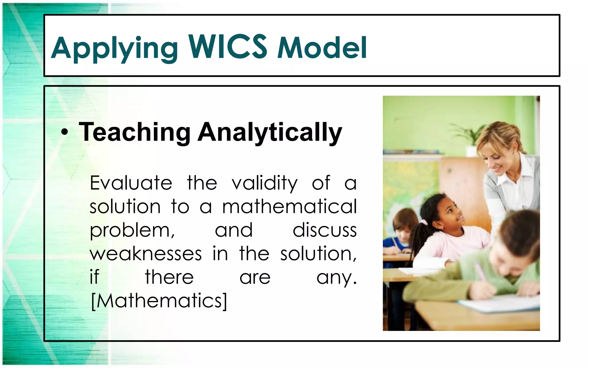 Sternberg’s Successful Intelligence Theory and WICS Model, Problem ...
