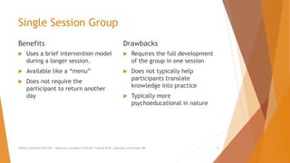 Facilitating open ended groups | PPT