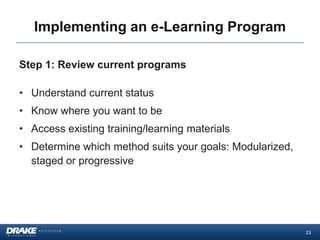 Facilitating Positive Growth through e-Learning | PPTX | Professional ...