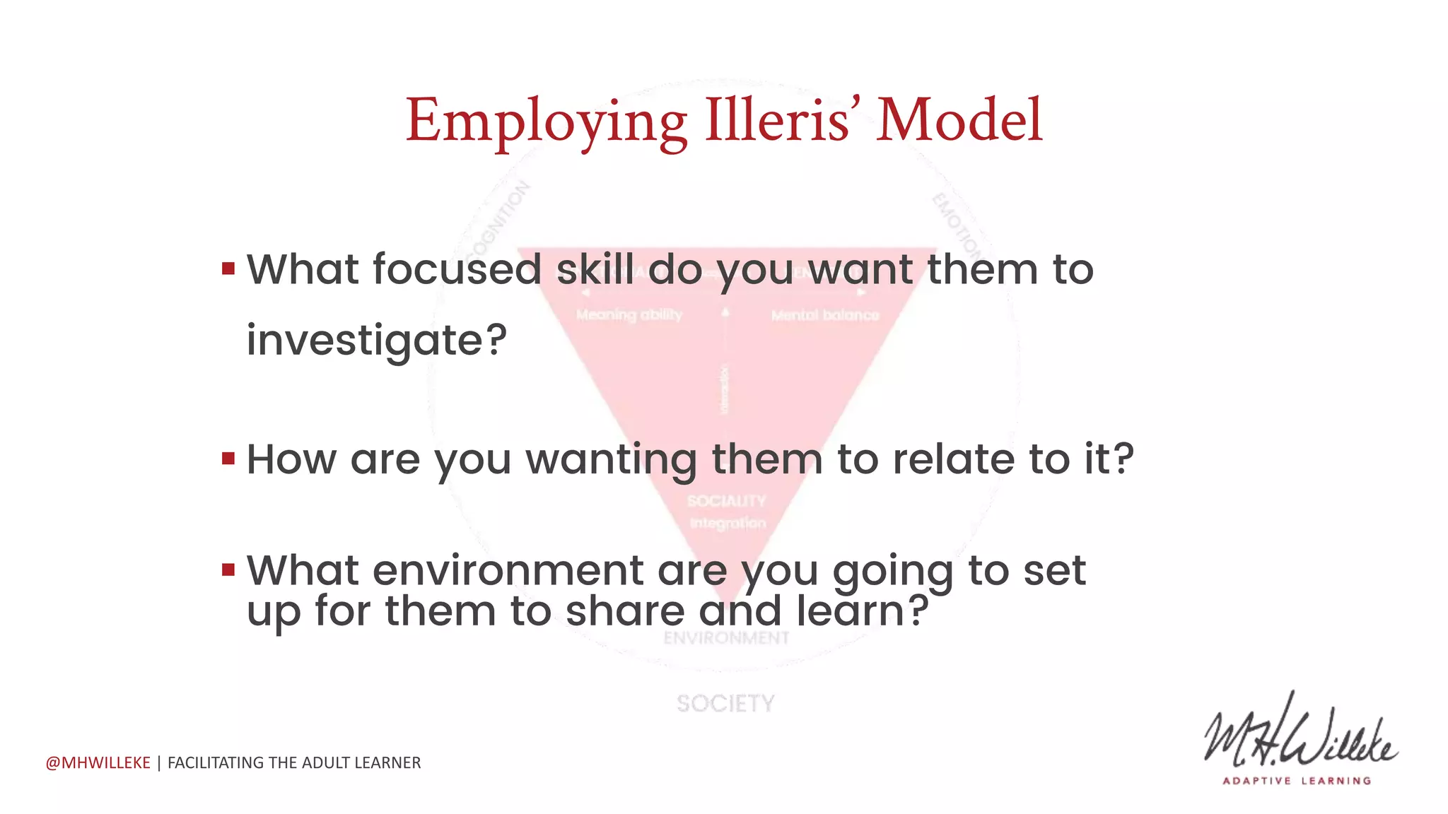 Facilitating the Adult Learner | PPTX