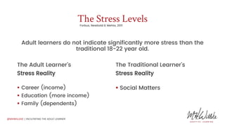 Facilitating the Adult Learner | PPTX