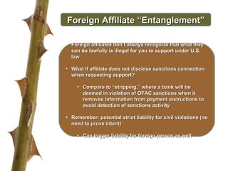 Pisa-Relli OFAC Facilitation (October 2011) | PPT