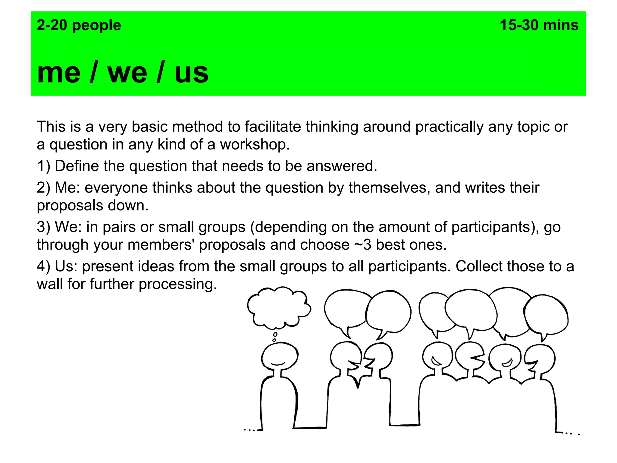 Facilitation cards | PDF