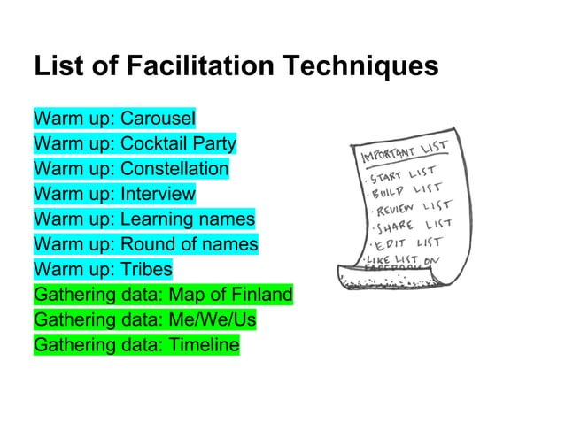 Facilitation cards | PPT