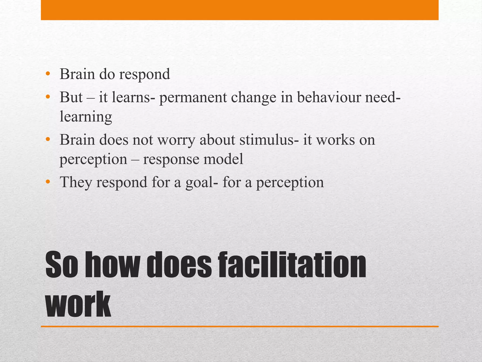 Facilitation in neuro rehabilitation | PPTX