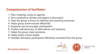 Facilitation and facilitator | PPTX