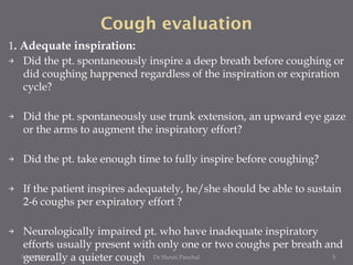 facilitation of cough techniques for sputum.pptx