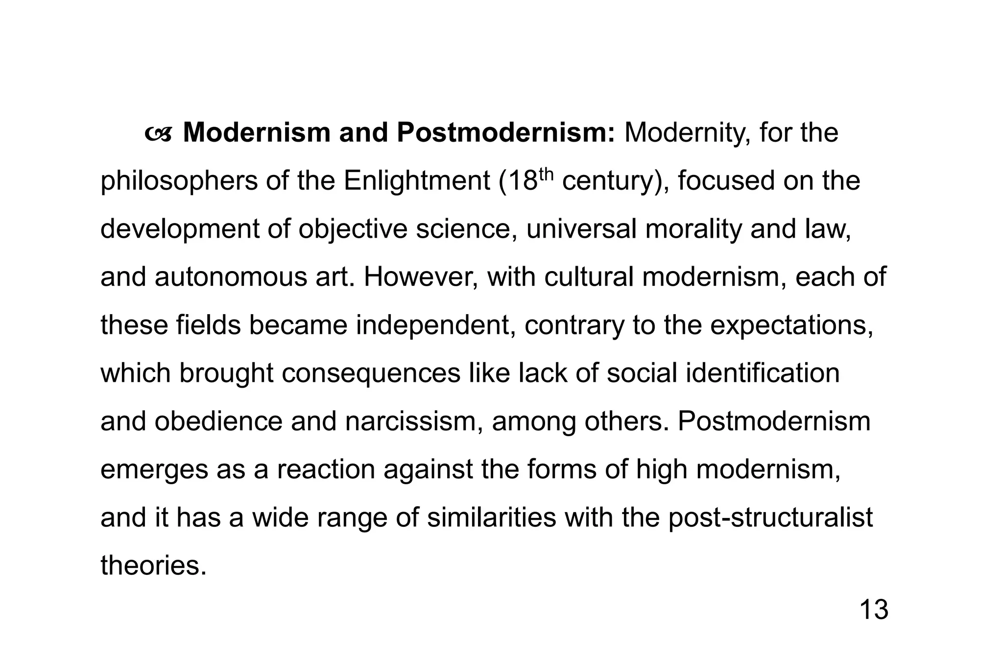 "Lyotard and Postmodernism" Key Terms and Ideas | PDF