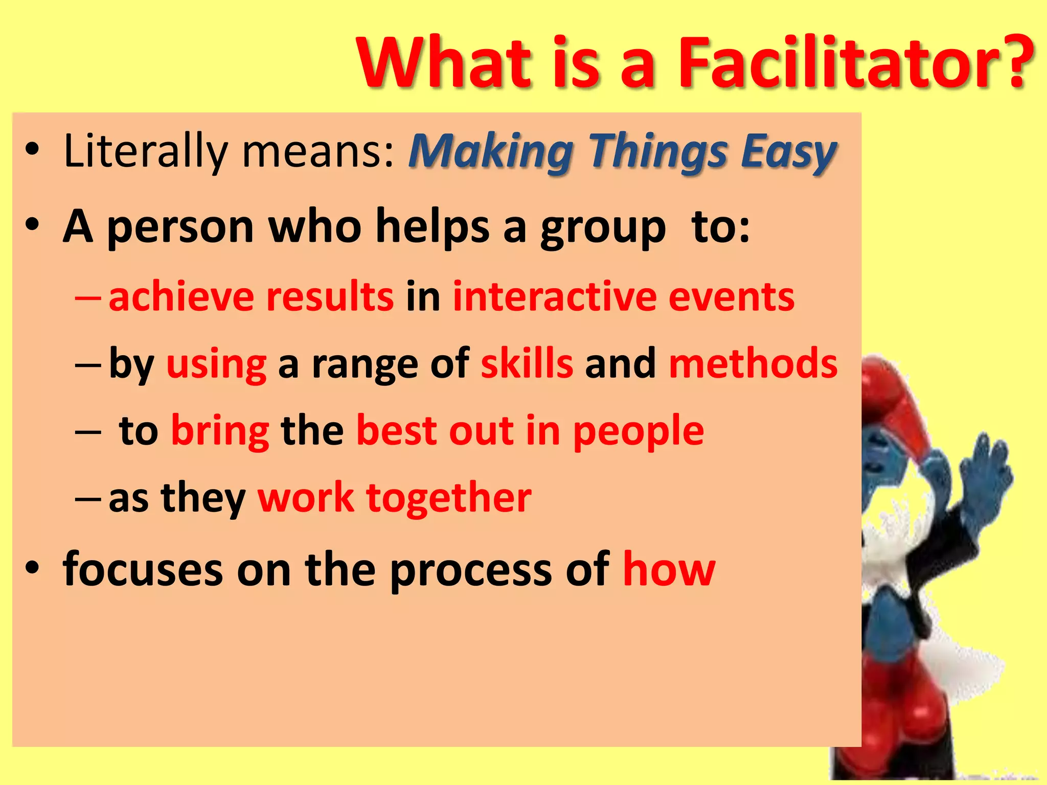 Facilitation skills | PPTX