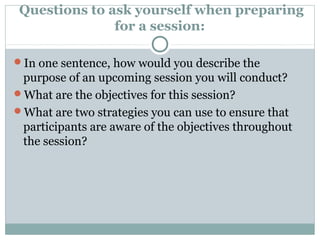 Facilitation skills presentation | PPT