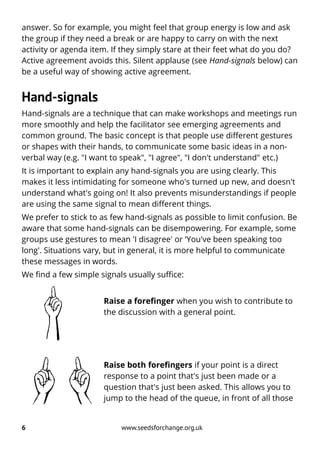 Facilitation tools for meetings and workshops | PDF