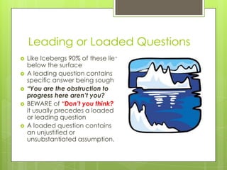 Facilitative questions | PPT