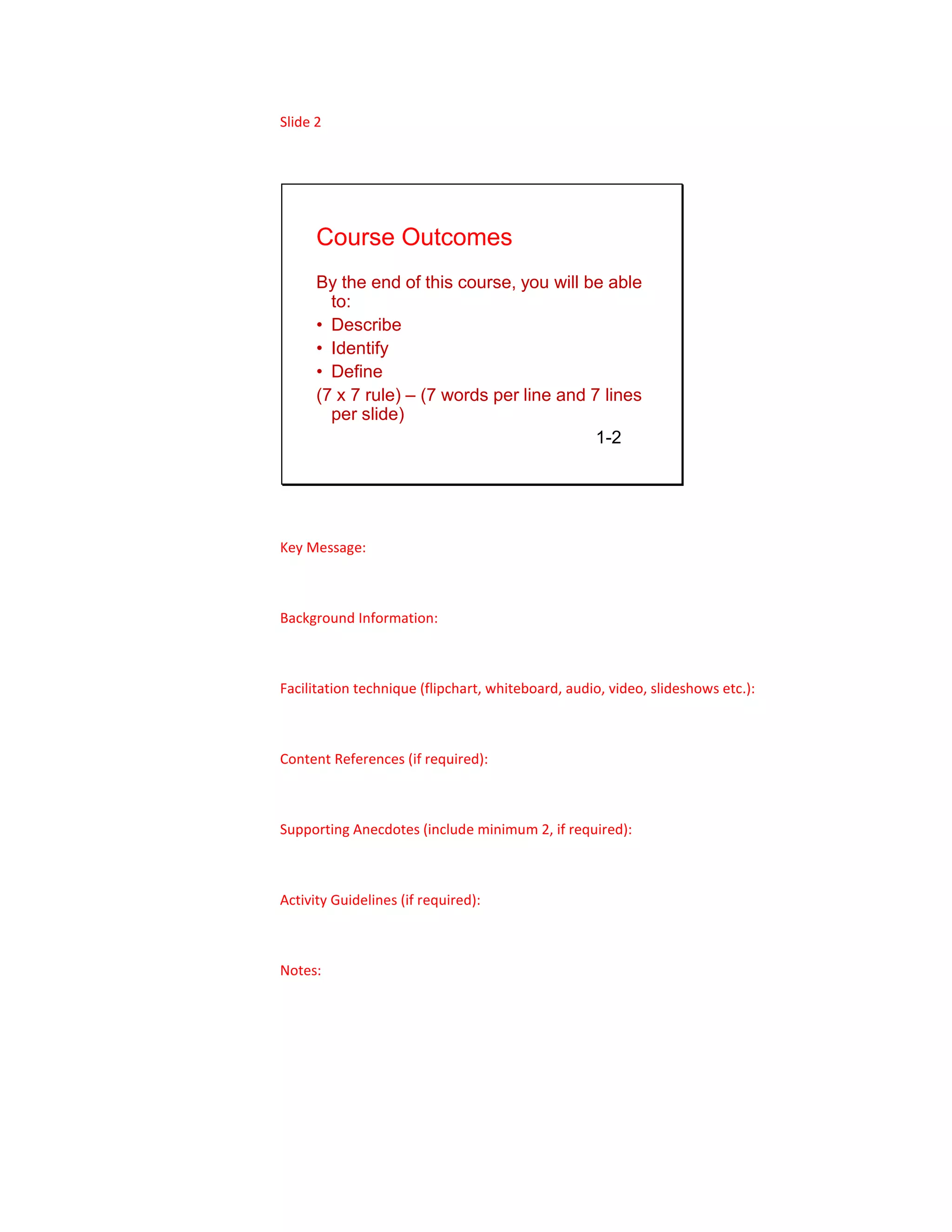 Facilitator guide template | DOCX