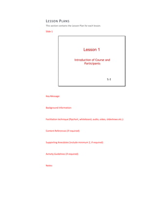 Facilitator guide template | DOCX